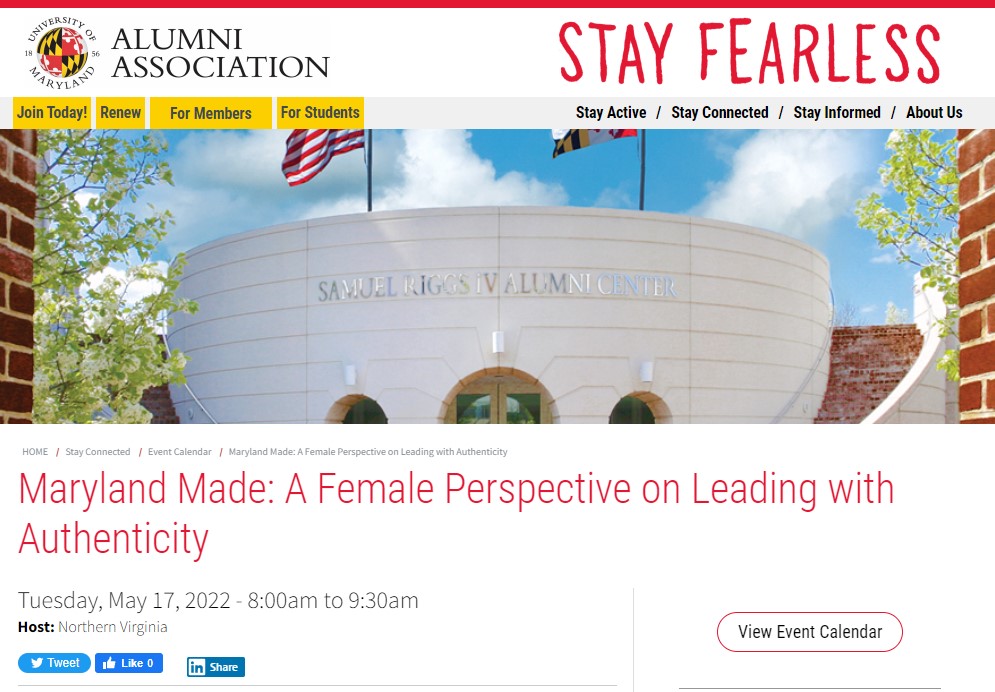 Electrosoft CEO Dr. Sarbari Gupta to Address UMD Alumni on Leading with ...